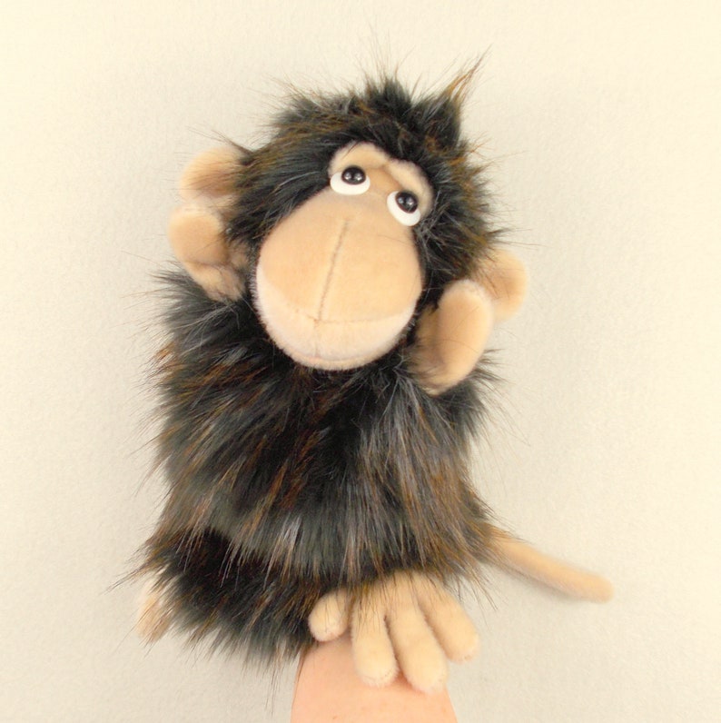 Marmoset Puppet for Hand Puppet Theater. Plush Monkey Glove - Etsy