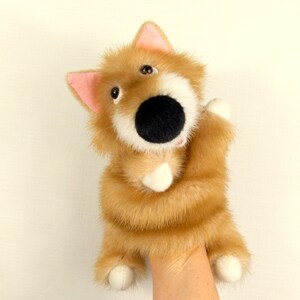 Little fox Hand Puppet for small hands. Puppet glove for | Etsy