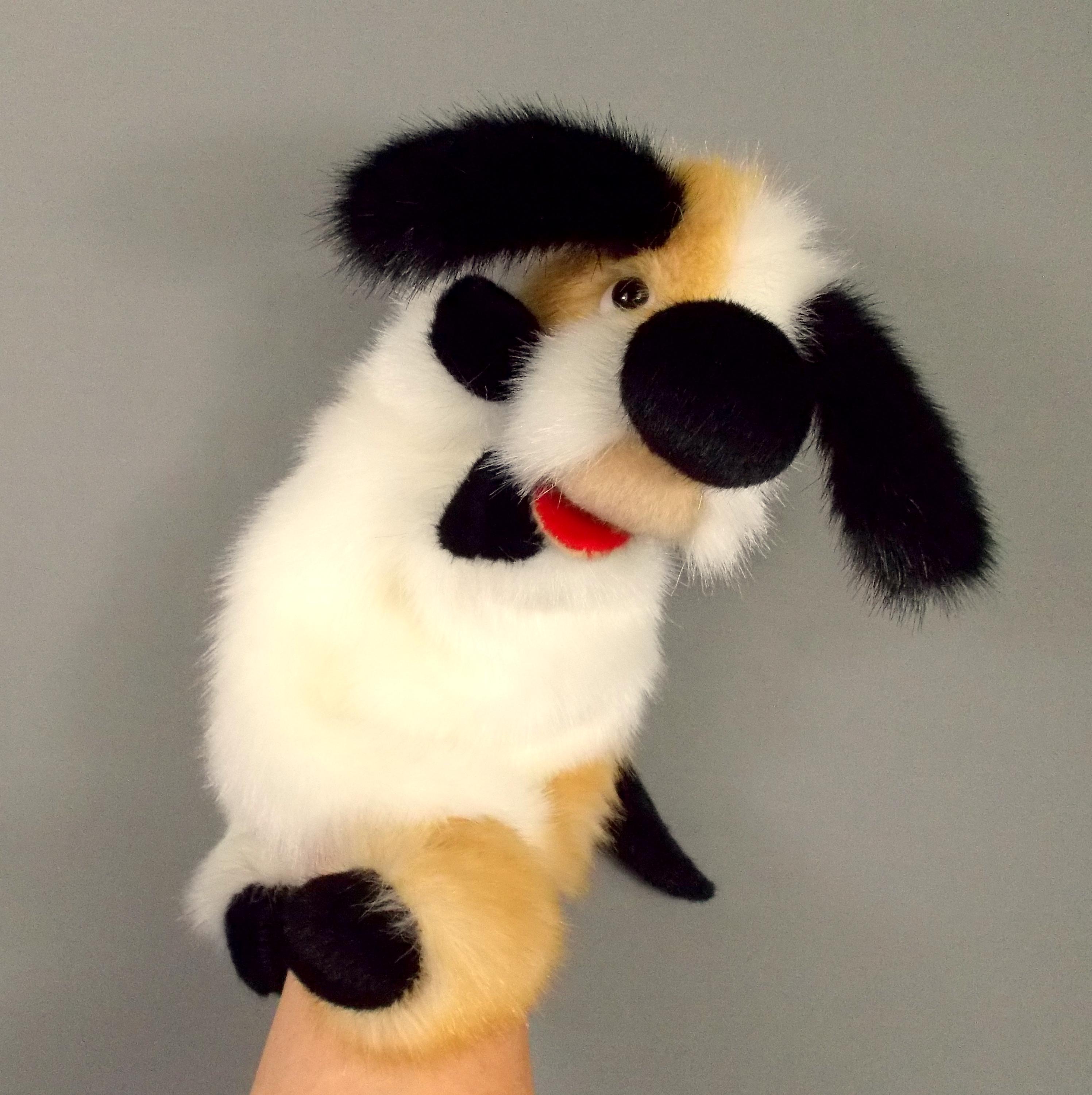 Hand Puppet Doggie for Home Children's Theater. A Developing, Mobile ...
