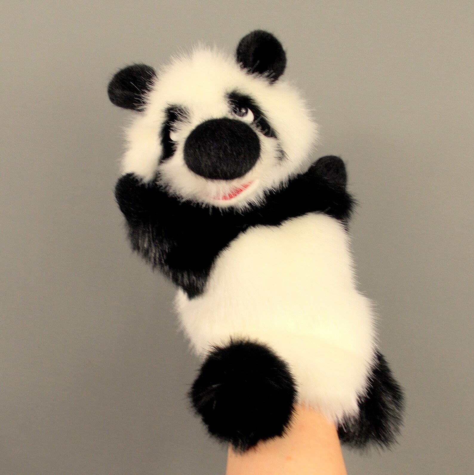 Panda Hand Puppet for Children's Theater. Animal Faux Fur - Etsy