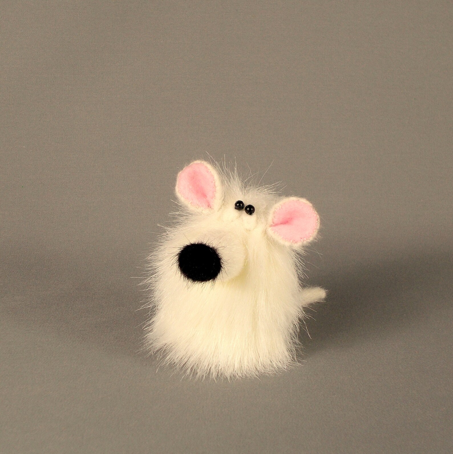 Little White Mouse Puppet for Finger Theater. Finger Puppet - Etsy