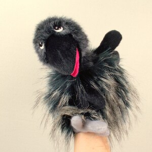 Funny Crow Hand Puppet for Children. Glove Puppet Bird. Plush | Etsy