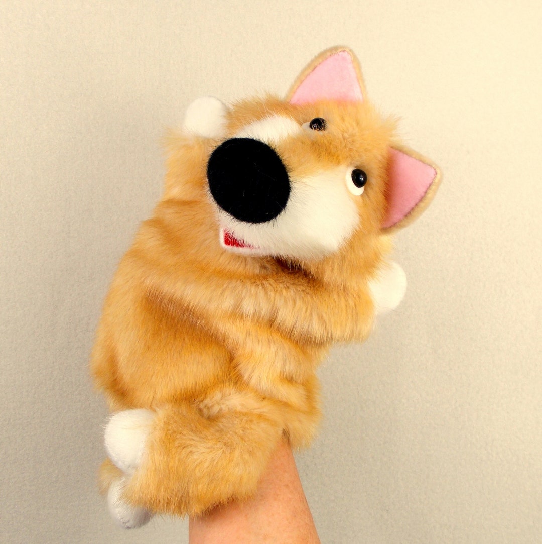 Fox Hand Puppet of Faux Fur. Marionette for Children's - Etsy