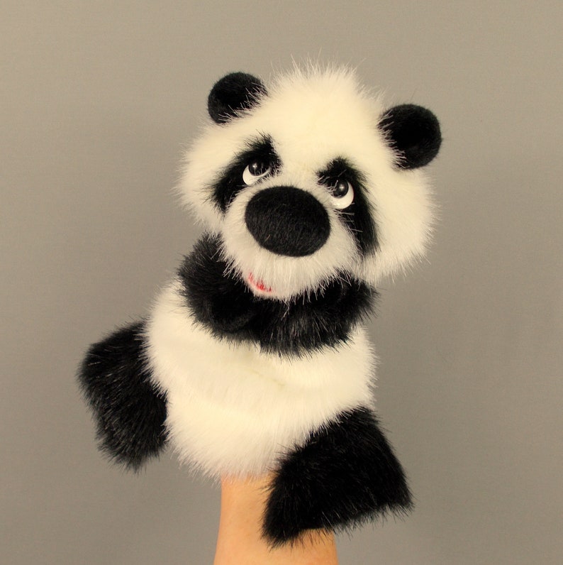Hand Puppet Baby Panda for Children's Home Puppet Theater. - Etsy