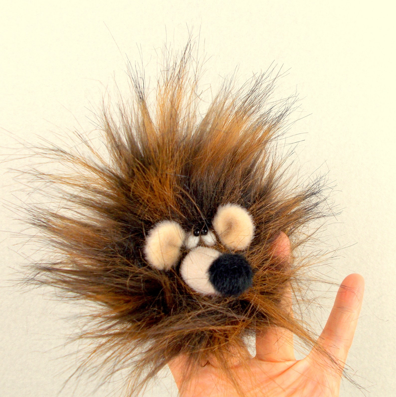 Petite Hedgehog Finger Puppet. Little Plush Hedgehog for - Etsy