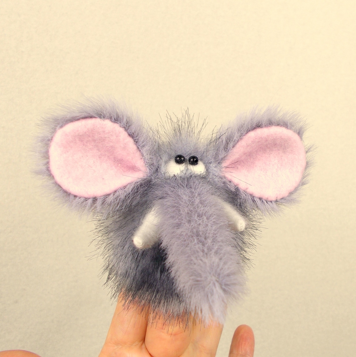 Little Elephant Finger Puppet for Puppet Show. Finger Theater. - Etsy