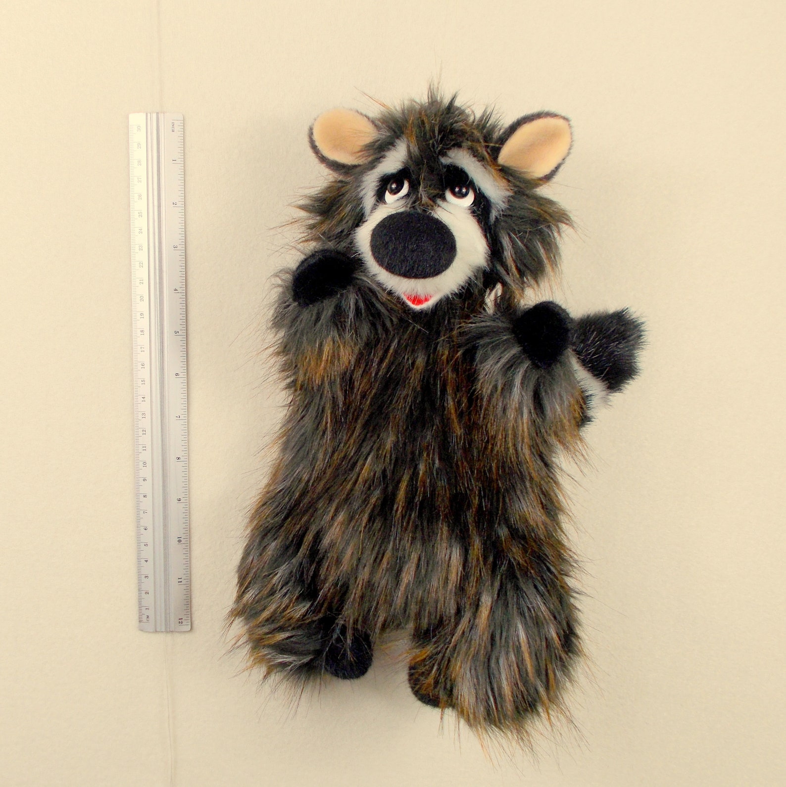 Raccoon Chocolate Hand Puppet for Home Theater. Puppet Glove - Etsy