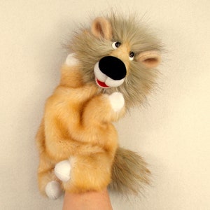 Hand Puppet Lion for Home Puppet Theater. Marionette Lion. - Etsy