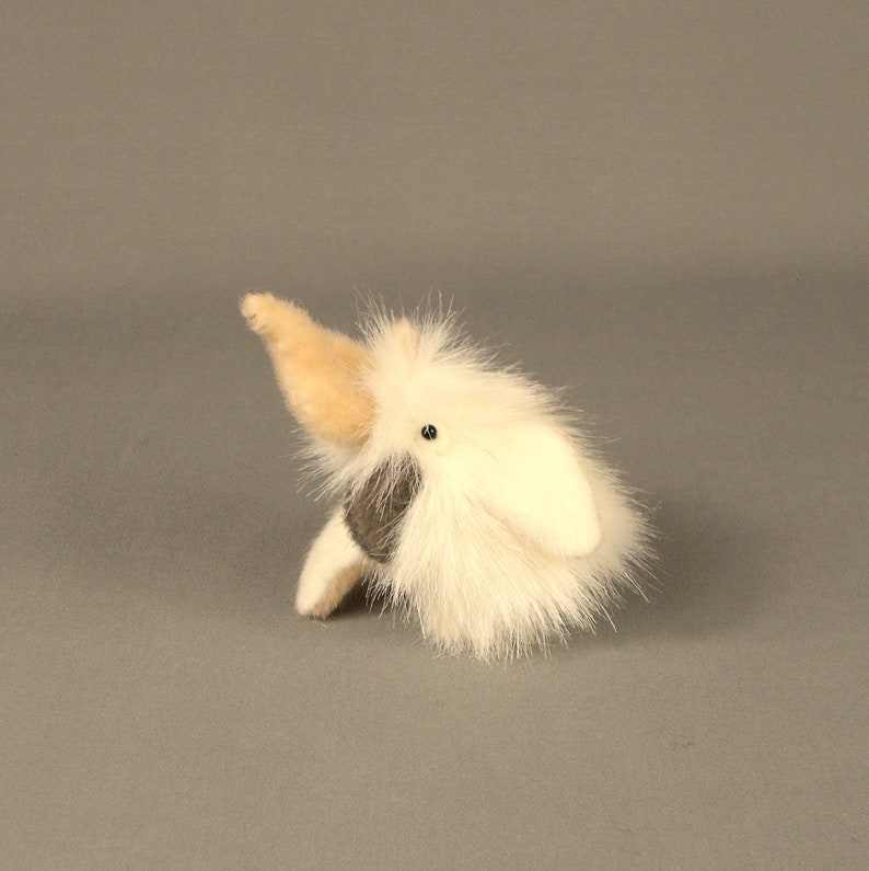 Tiny Cockatoo Finger Puppet Little Plush Parrot. Finger Theatre. Petite ...