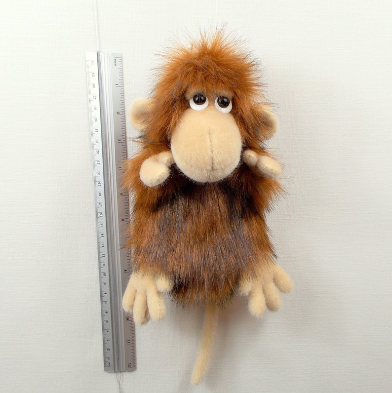 Little Red Monkey Hand Puppet for Little Hands. Children's - Etsy