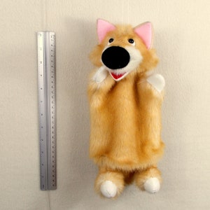 Fox Hand Puppet of Faux Fur. Marionette for Children's | Etsy