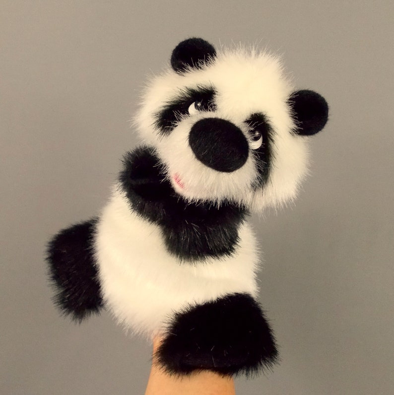 Hand Puppet Baby Panda for Children's Home Puppet Theater. - Etsy