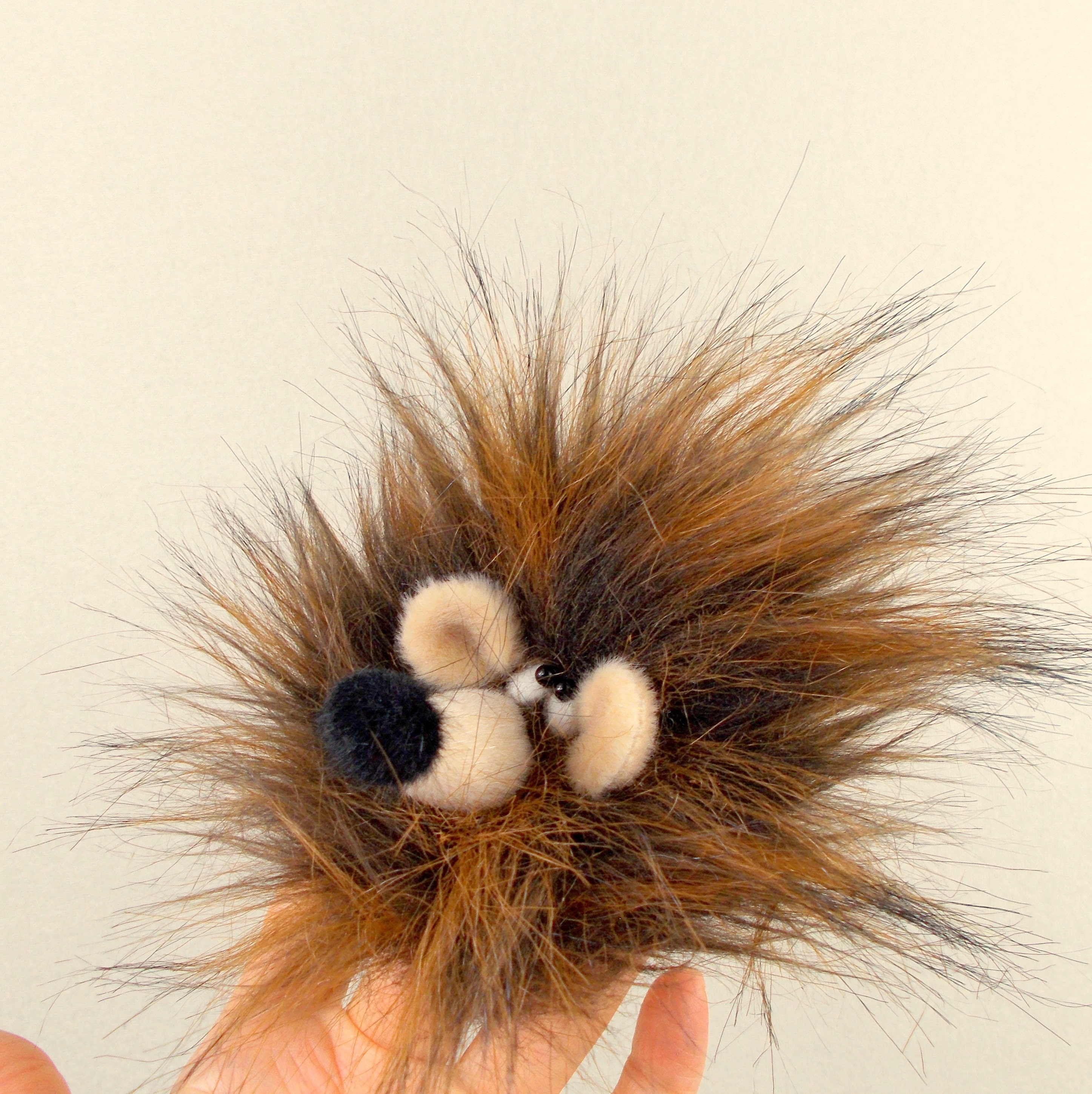 Petite Hedgehog Finger Puppet. Little Plush Hedgehog for - Etsy