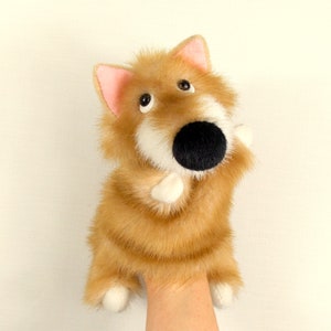 Little fox Hand Puppet for small hands. Puppet glove for | Etsy