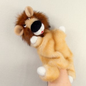 Hand Puppet Lion for Home Puppet Theater. Marionette Lion. - Etsy