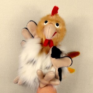 Hand Puppet Chicken for Children's Home Puppet Theater. - Etsy