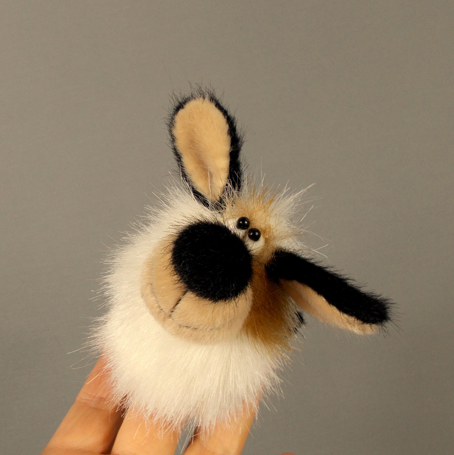Little Dog Finger Puppet. Small Stuffed Animal Dog. Finger Theater for ...