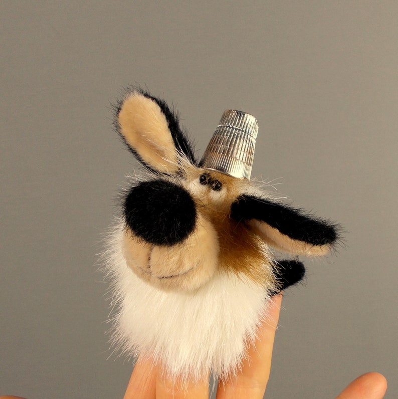 Little Dog Finger Puppet. Small Stuffed Animal Dog. Finger - Etsy