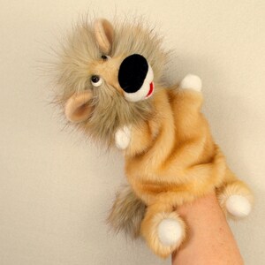 Hand Puppet Lion for Home Puppet Theater. Marionette Lion. - Etsy