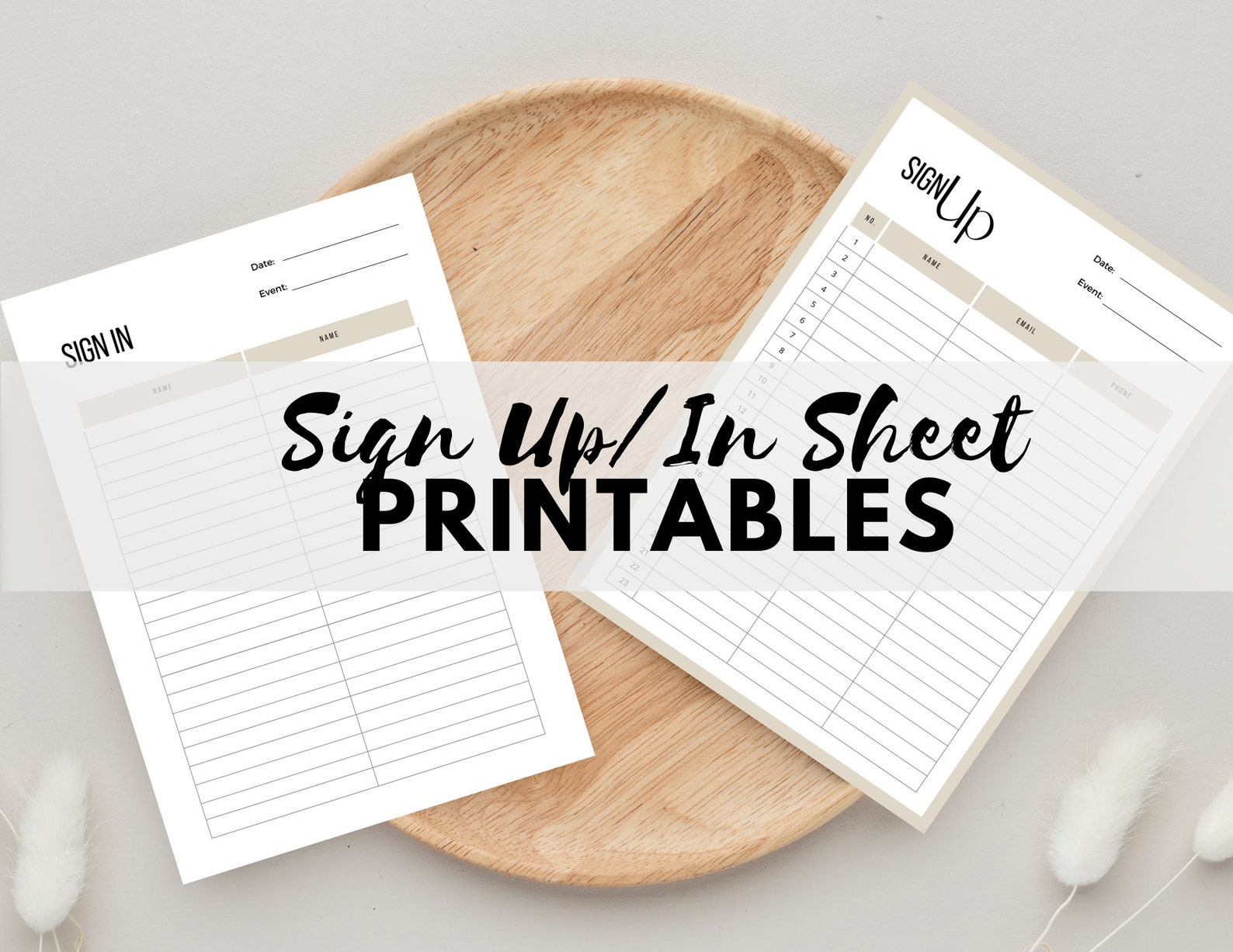 Sign up Sheet Printable | Sign in Sheet Printable | 8 PDF Files ...