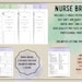 Nurse Brain Report Sheet Printables, Includes Lab Values - Etsy