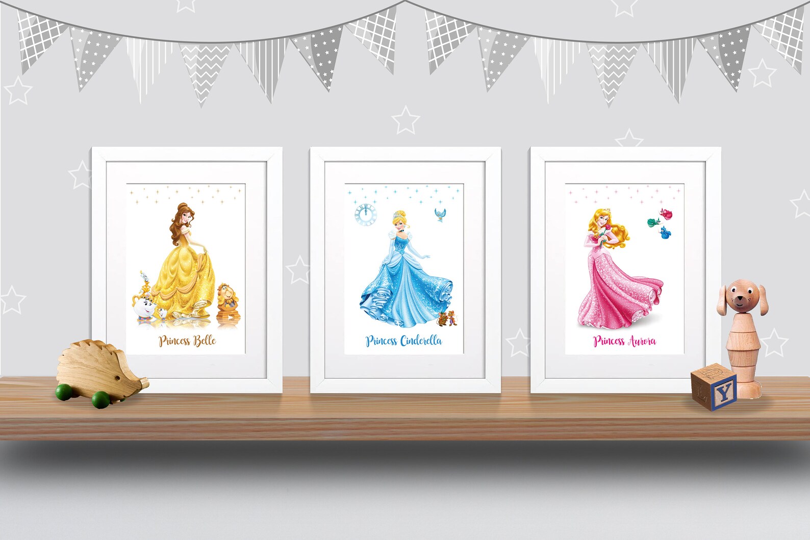 Disney Princess Prints Belle Print Cinderella Print Aurora - Etsy