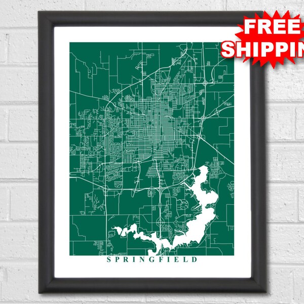 Springfield Travel Poster - Etsy