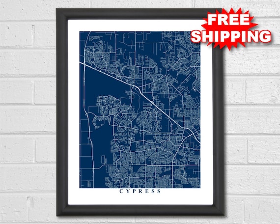 Cypress Tx Map
