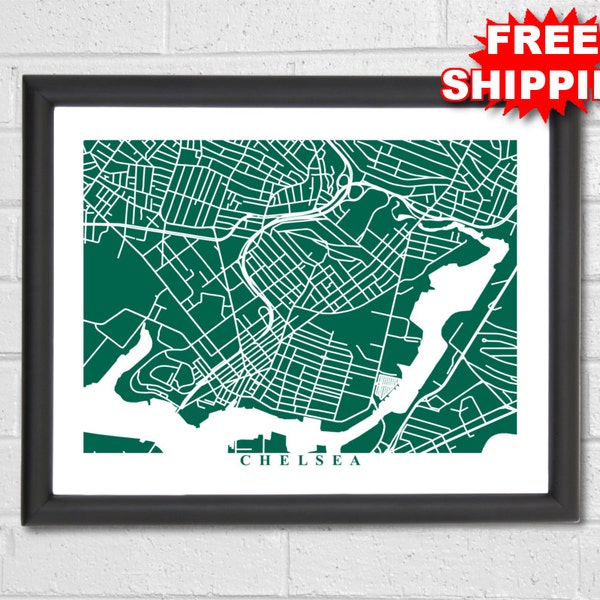 Custom Chelsea Map - Etsy