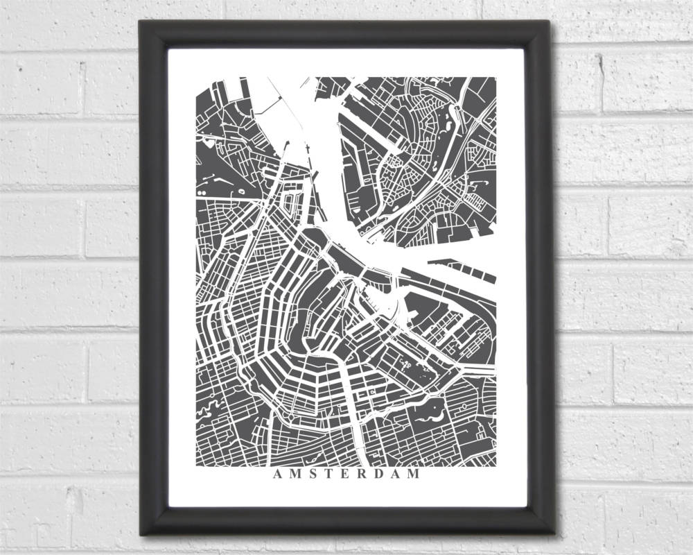 Custom City Map Art Choose Any City in the World Travel | Etsy