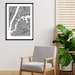 New York City Map Art Wall Art Print NYC Travel Gift - Etsy