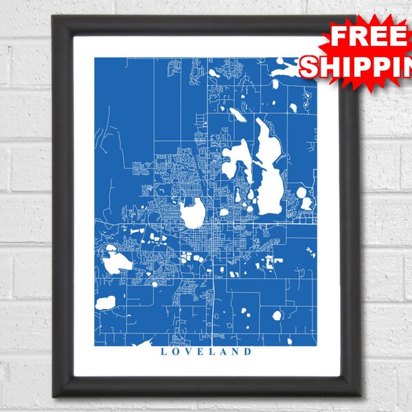Loveland Street Map - Etsy