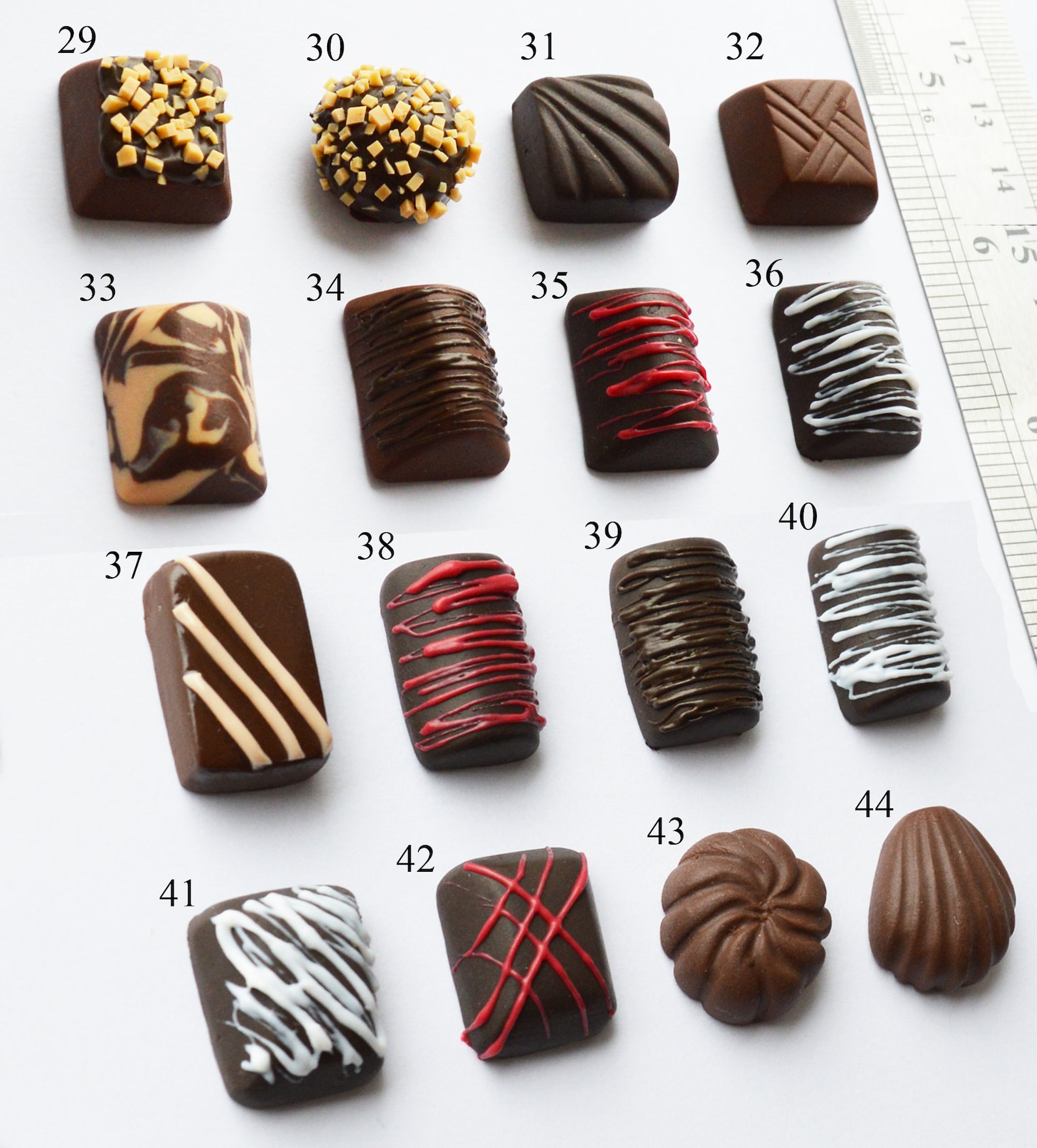 Miniature Realistic Chocolate Beads, Truffle Charm for Decor - Etsy