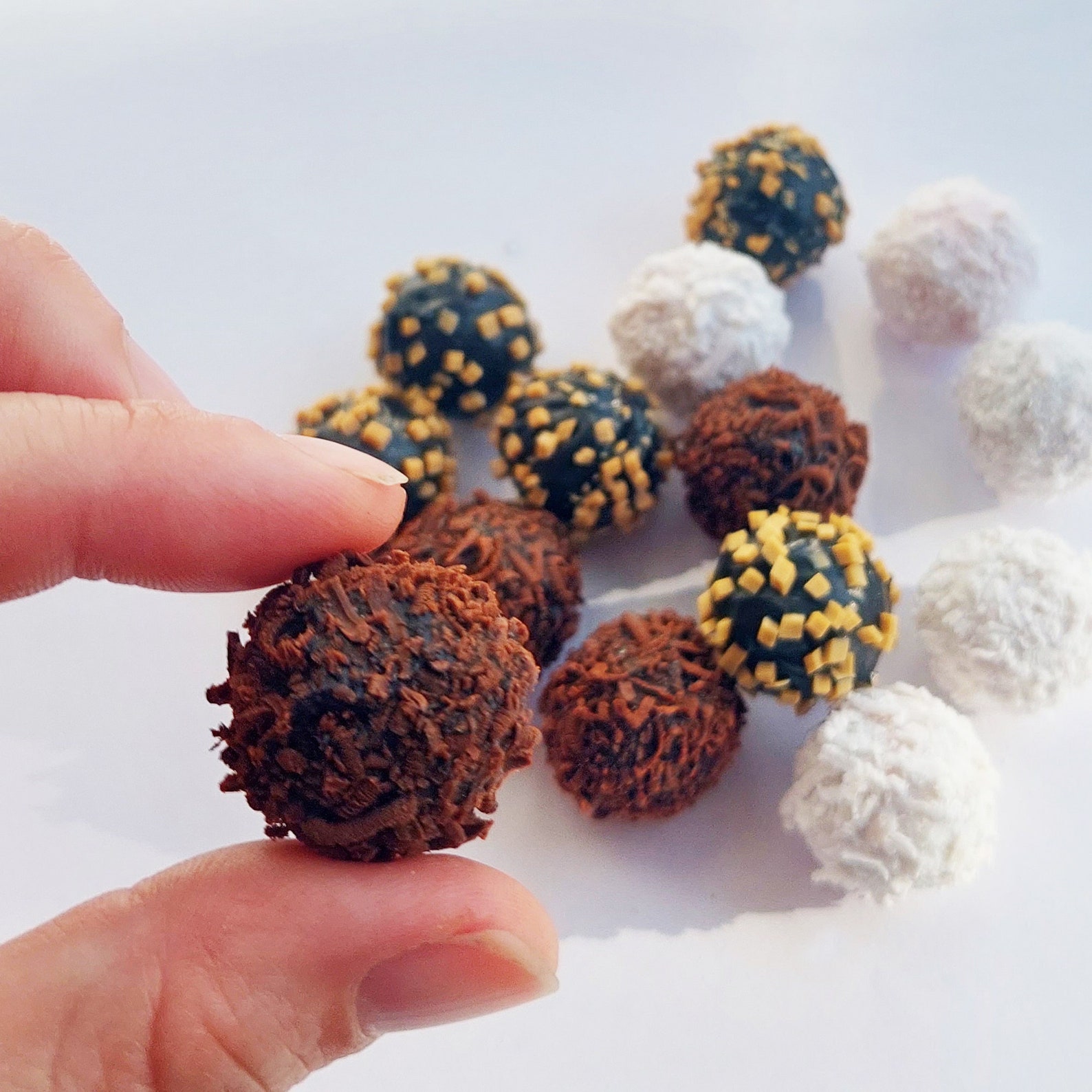 Fake Chocolate Truffle Charm for Decor - Etsy