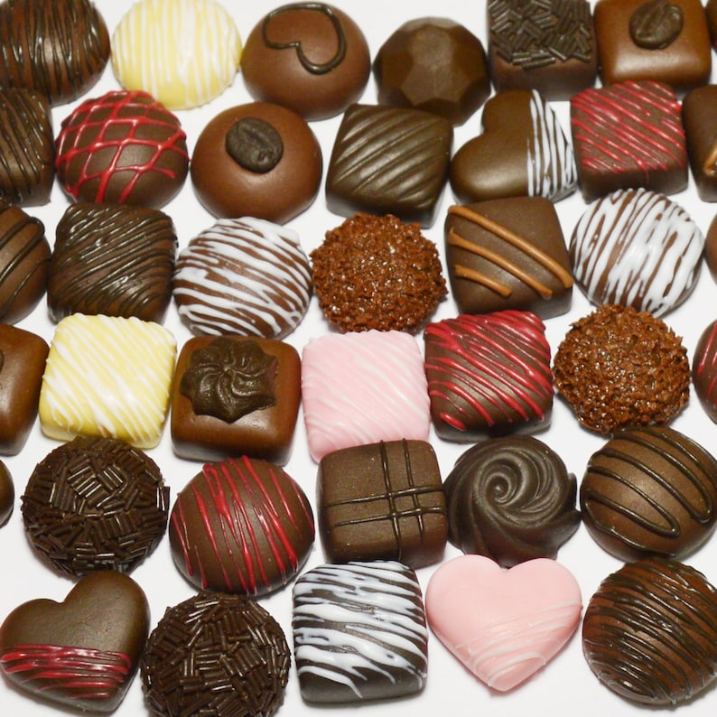 Miniature Realistic Chocolate Beads, Truffle Charm for Decor - Etsy