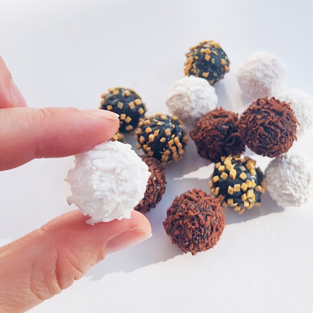 Fake Chocolate Truffle Charm for Decor - Etsy