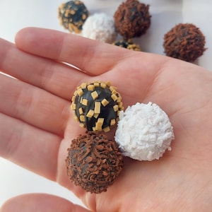 Fake Chocolate Truffle Charm for Decor - Etsy