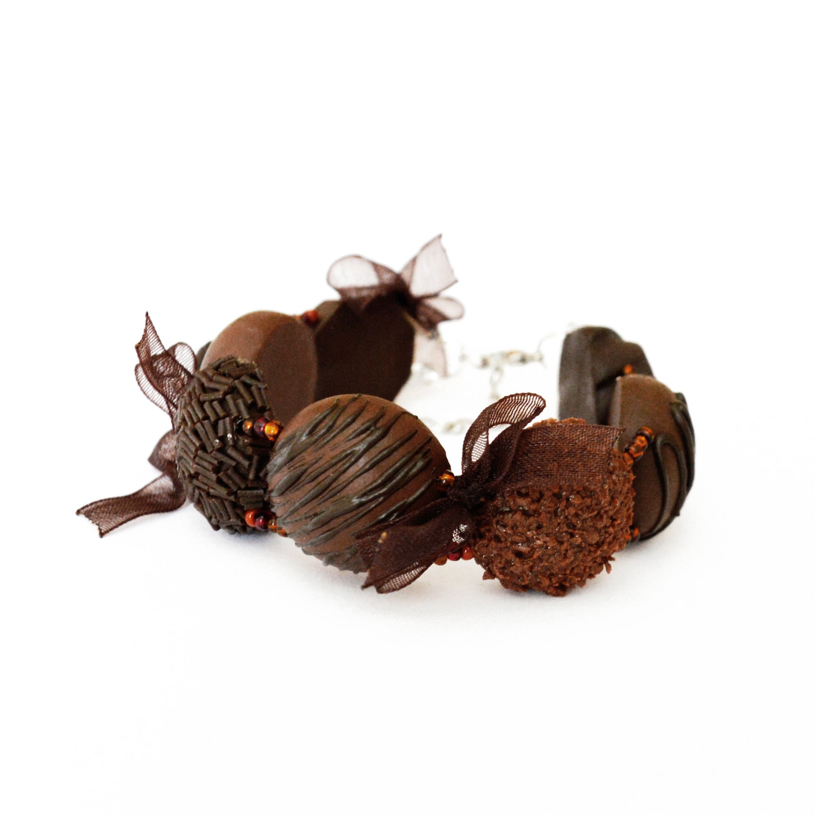 Miniature Chocolate Bracelet, Fake Food Jewelry - Etsy