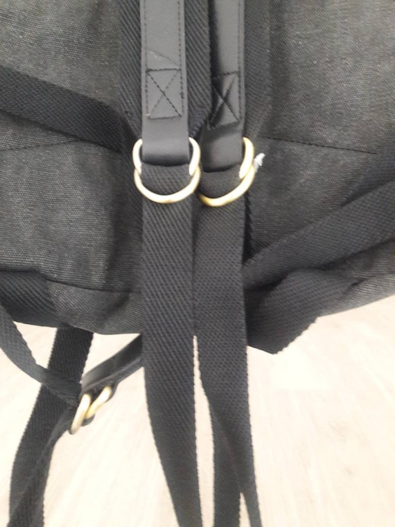 One just sold privately Backpack with (leather trims … - Gem