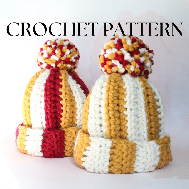 Kansas City Chiefs Crochet Hat Pattern // Go Taylor's Boyfriend - Etsy