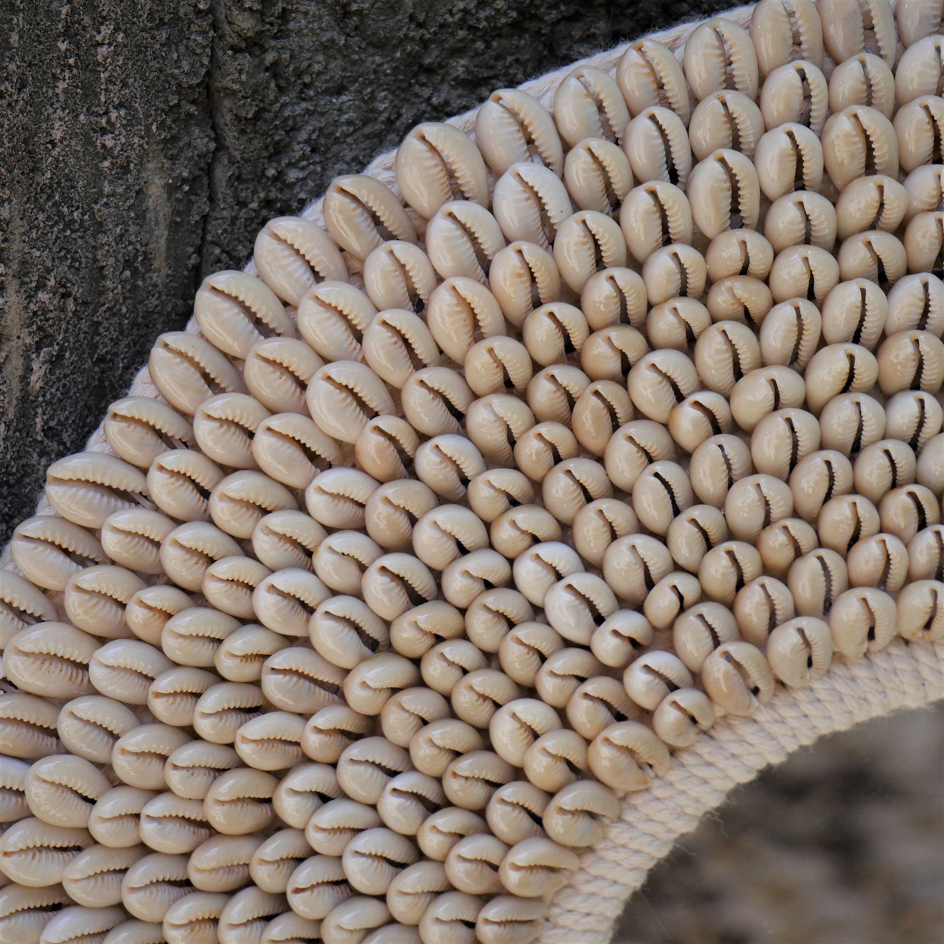 Papua Necklace Inspired Mirror Cowrie Shell Mirror Round | Etsy