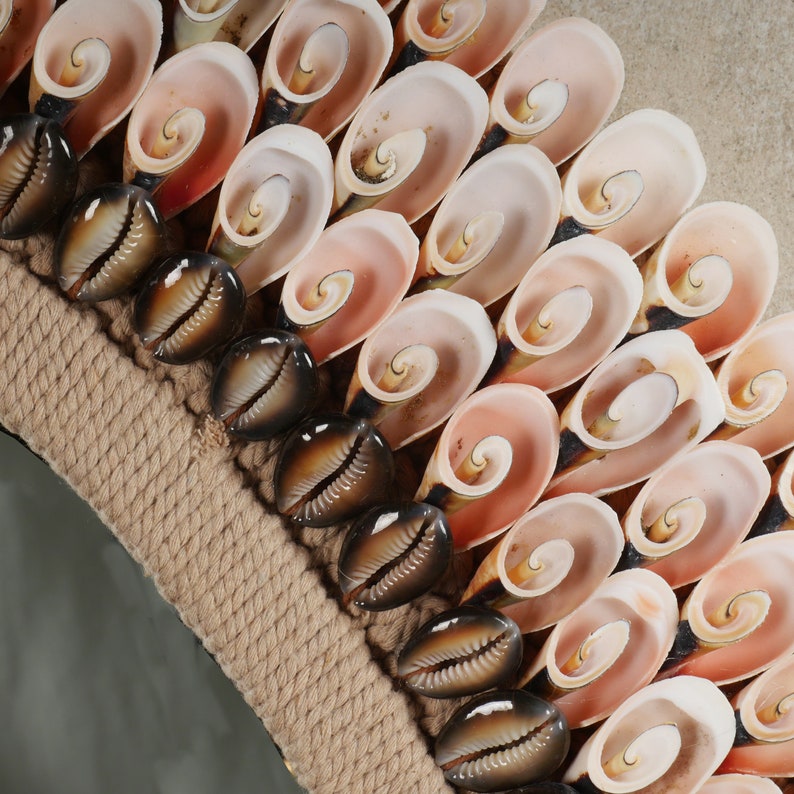 The Pink Shell Mirror Large Mirror Sea Shells Mirror - Etsy