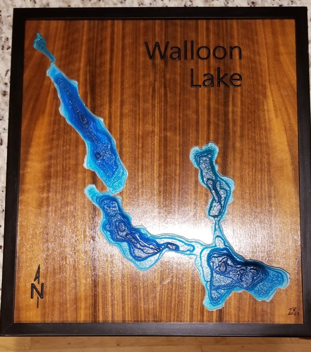 Walloon Lake Map - Etsy