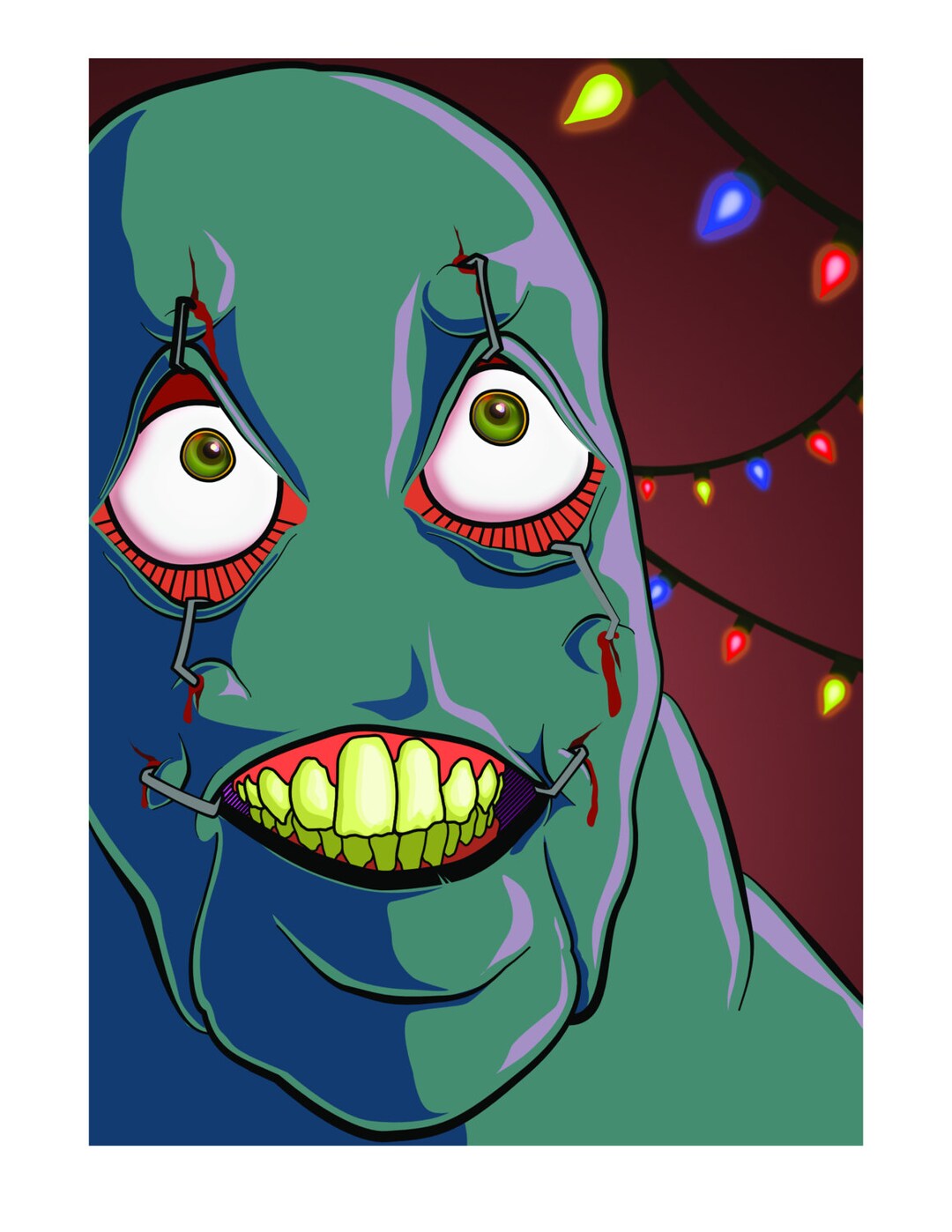 Digital Print- Staple Face Holiday - Etsy UK