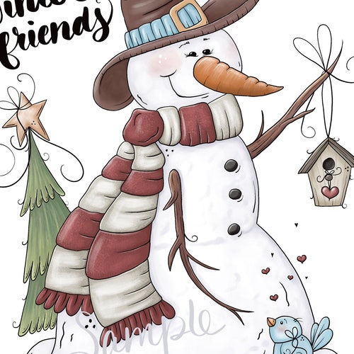 Snow Friends PNG Clipart Commercial Use Instant Digital - Etsy