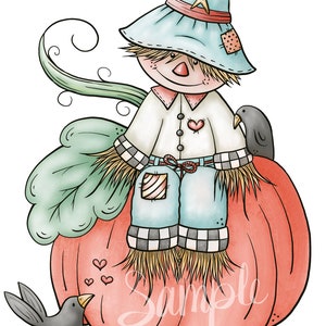 Scarecrow & Friends PNG Clipart Commercial Use Instant - Etsy