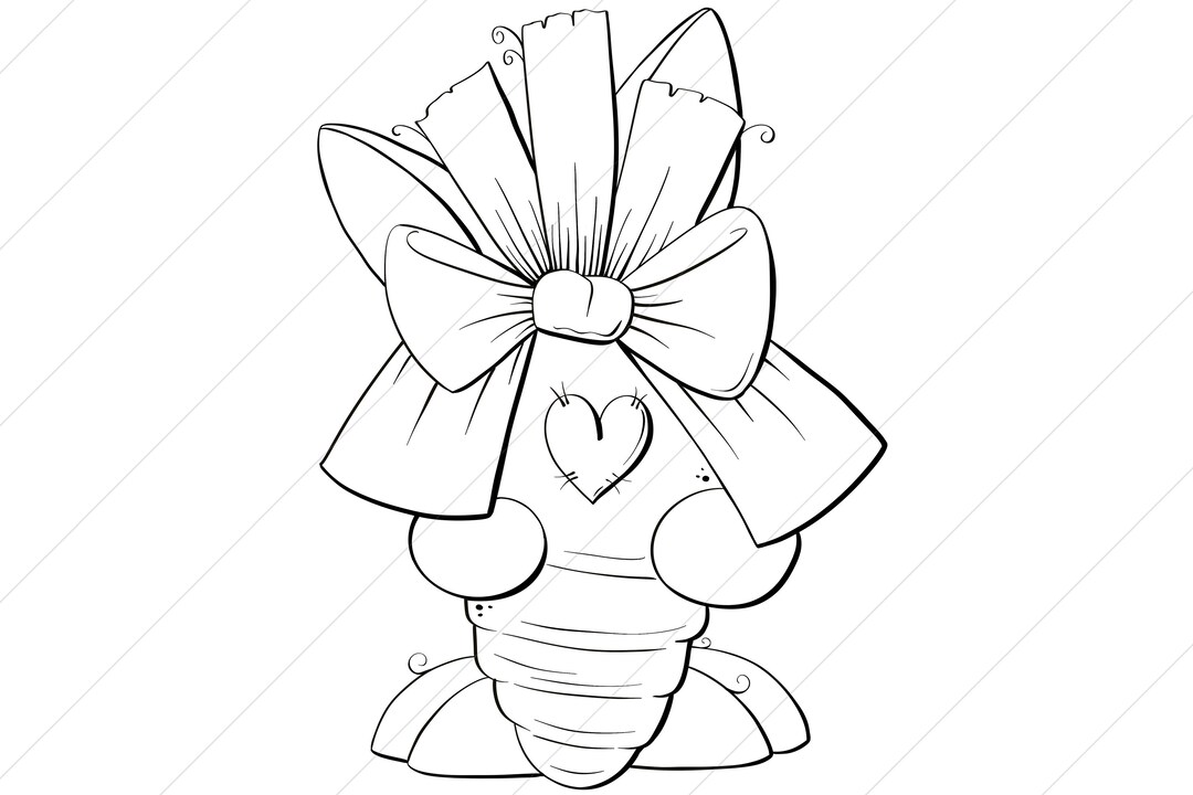 Big Carrot Bunny Cut & Color File - SVG, DXF, PNG, Eps for Print or Cut ...