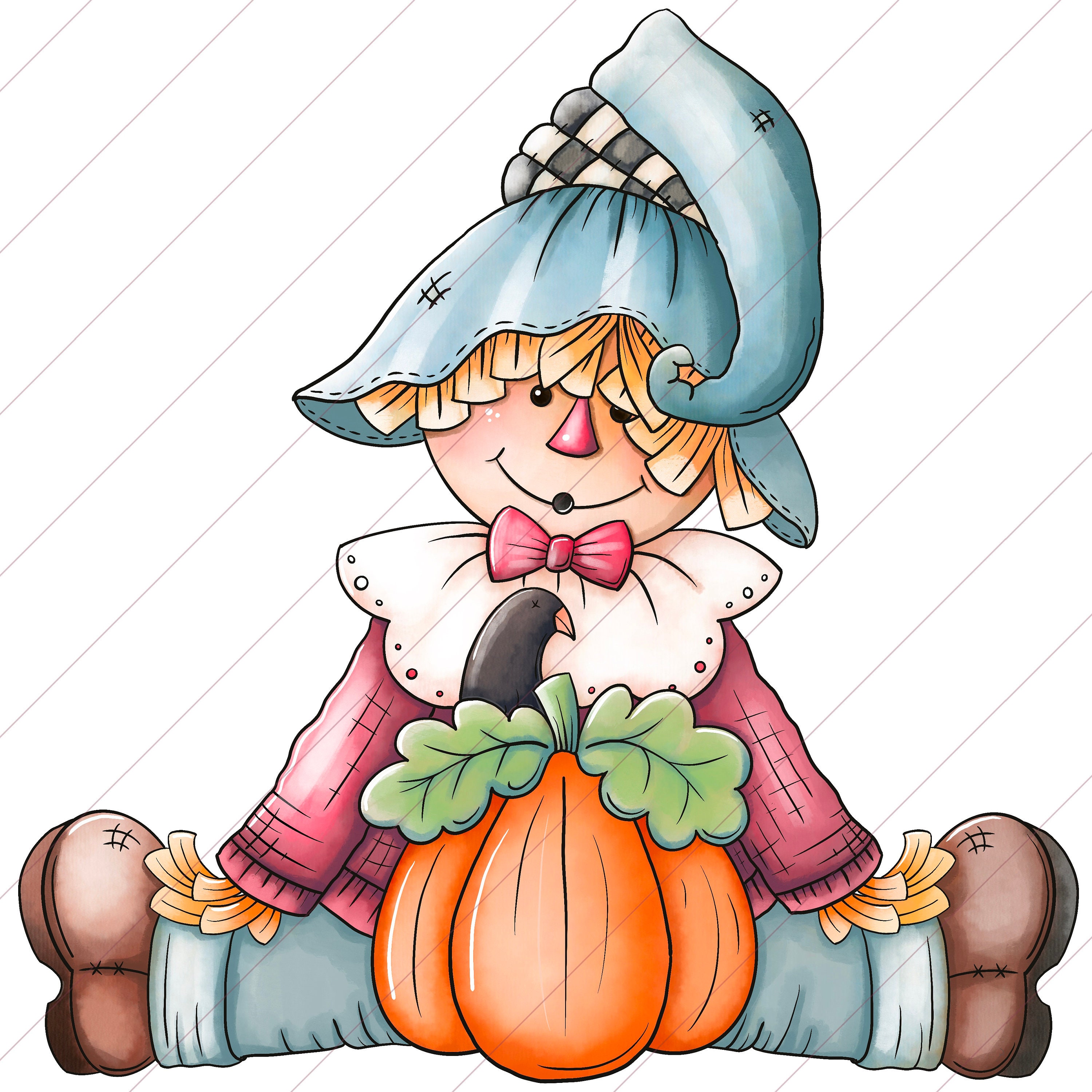 Cute Scarecrow Clipart