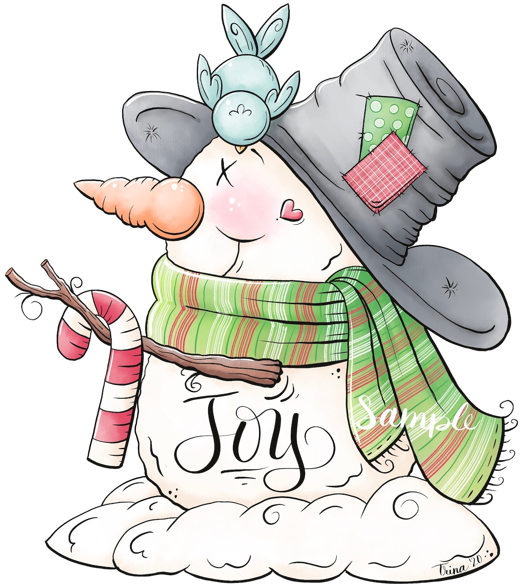 Snow Friends - PNG Clipart Commercial Use Instant Digital Download Dye ...