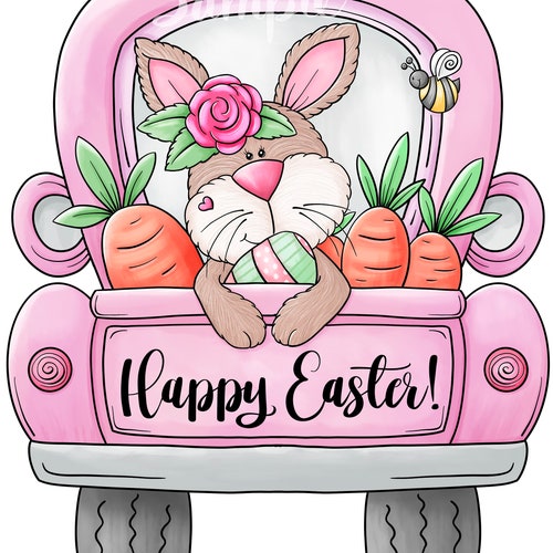 Spring Bunny Rabbit Belle PNG Clipart Commercial Use Instant - Etsy